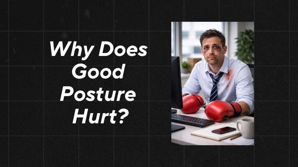 Good Posture Hurt when Working in the Same Way for Hours